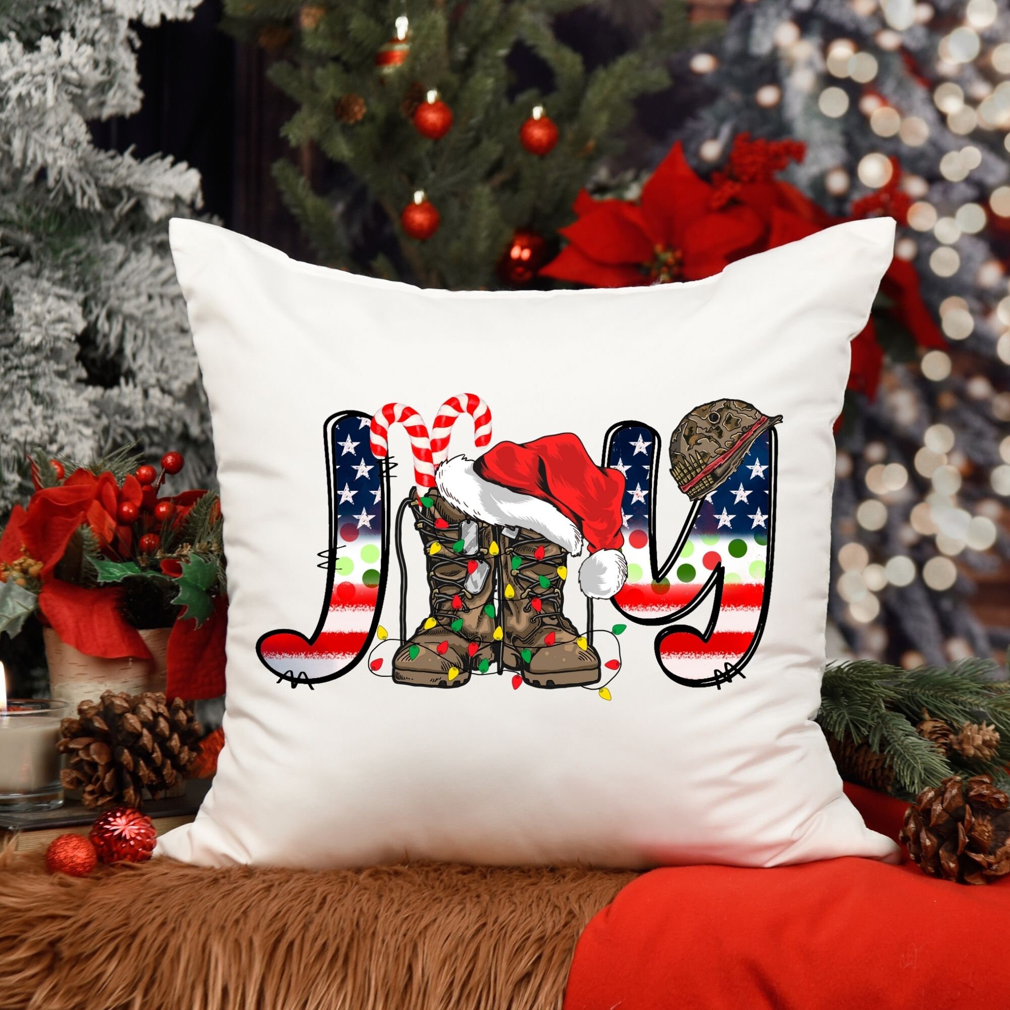 Christmas Army Joy Png Design Download, Army Veteran Boots Png ...
