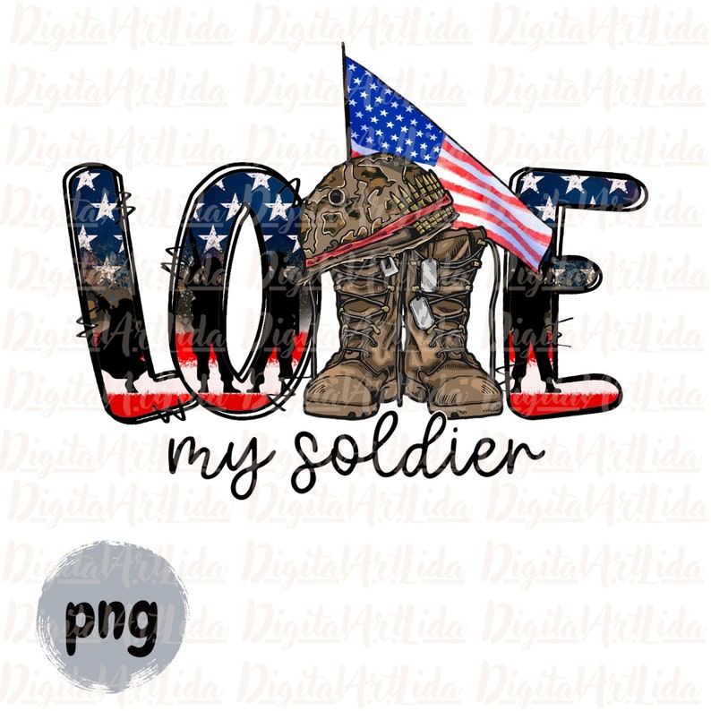 Love My Soldier Png, Camo Army Love Png Design Download, Old Military ...
