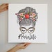 Para Life Png Digital Download, Paraprofessional Messy Bun Hair Png ...