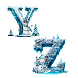 Snowman Alphabet, Letters Png, Alphabet Png, Snowman Clipart, Doodle ...