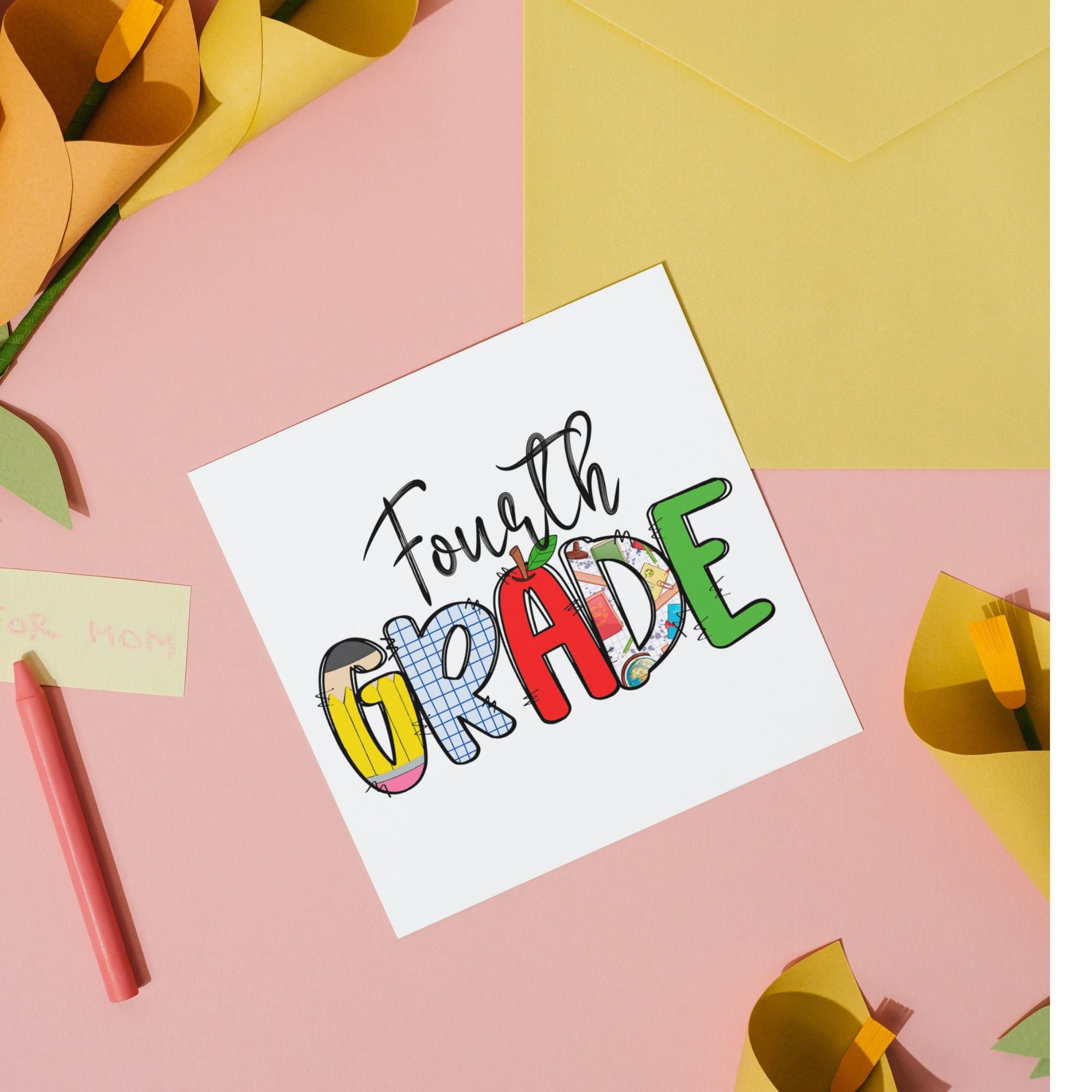 Fourth Grade PNG, 4st Grade Teacher Png Design Download, First Day 4th ...