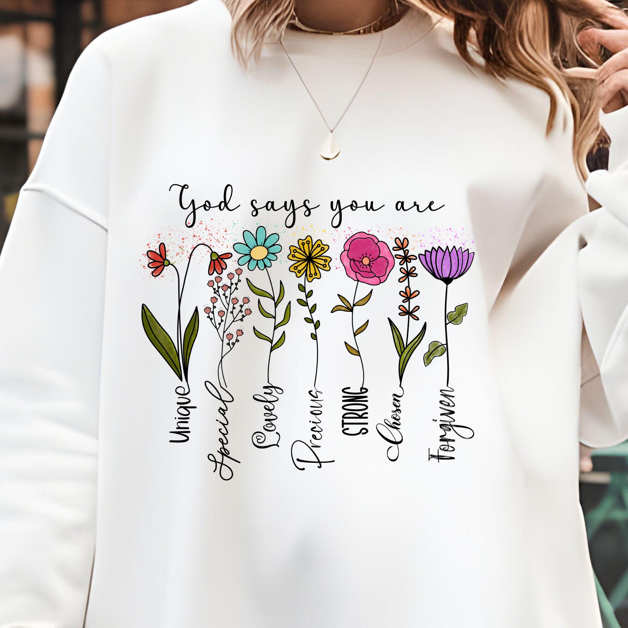 God Says You Are Png Digital Download - Christian Sublimation Design ...
