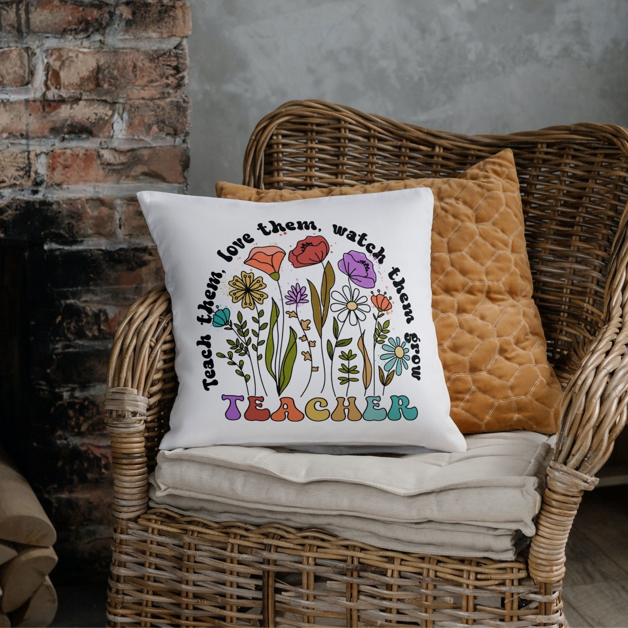 Retro Floral Teacher Sublimation PNG, Teach Png Design Download, Teach ...