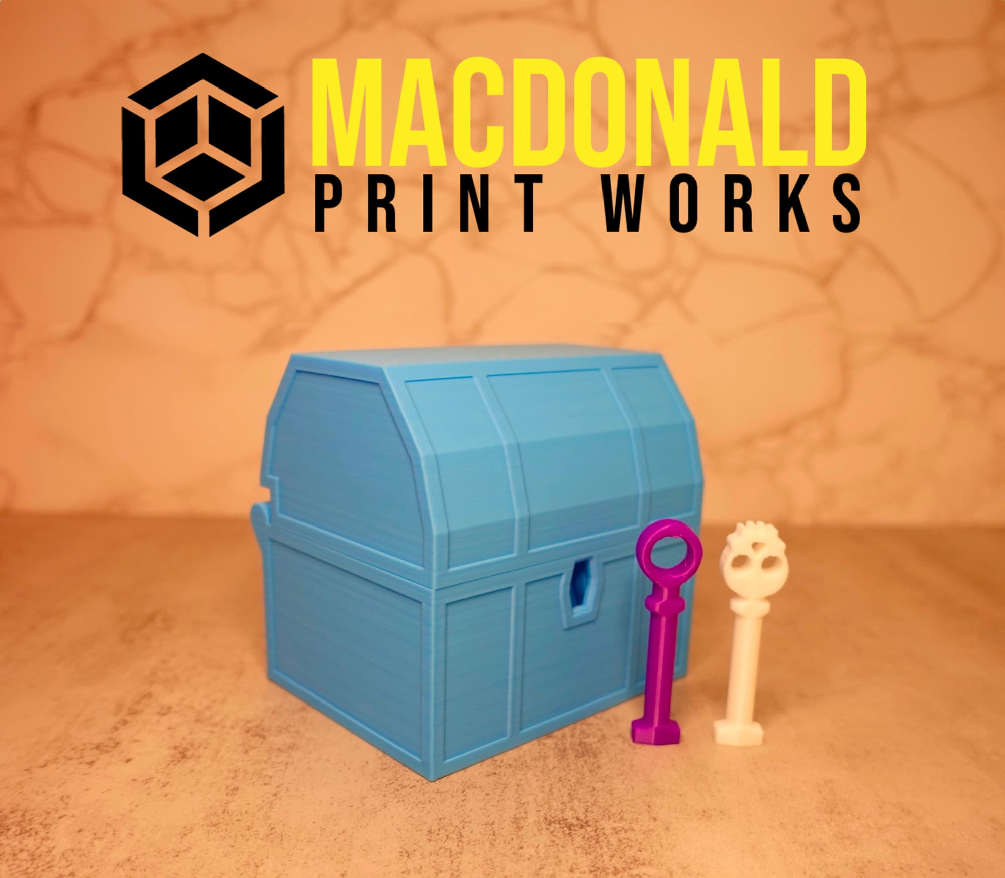 Miniature 3D Printed Treasure Chest Perfect for Jewelry, Trinkets, and ...