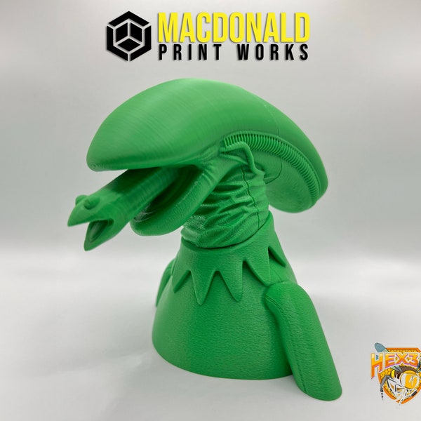 Xenomorph Kermit 3d Printed - Etsy