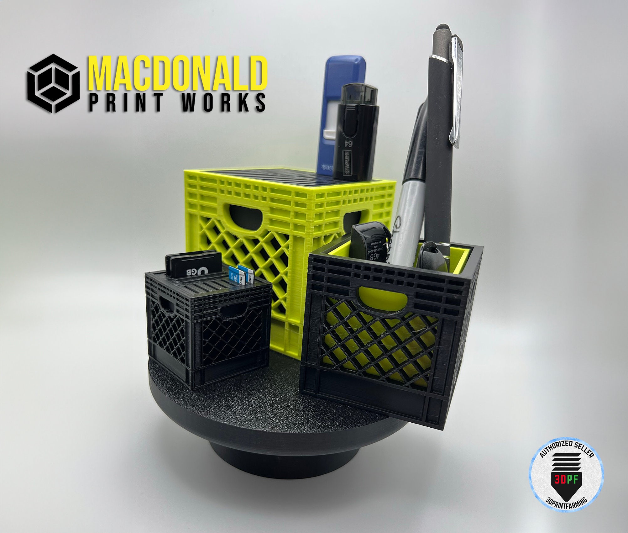 Mini Crate / Mini Brands / Storage / Organizer / Desk Storage / Office ...