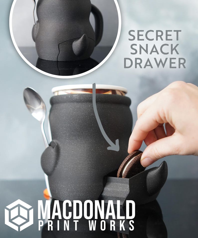 Pebbles the Penguin Ice Cream Pint Holder With Spoon Slots | Eco ...