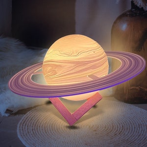 Planet Lamps With 16 Colors (real Space Data Images), Rechargeable ...