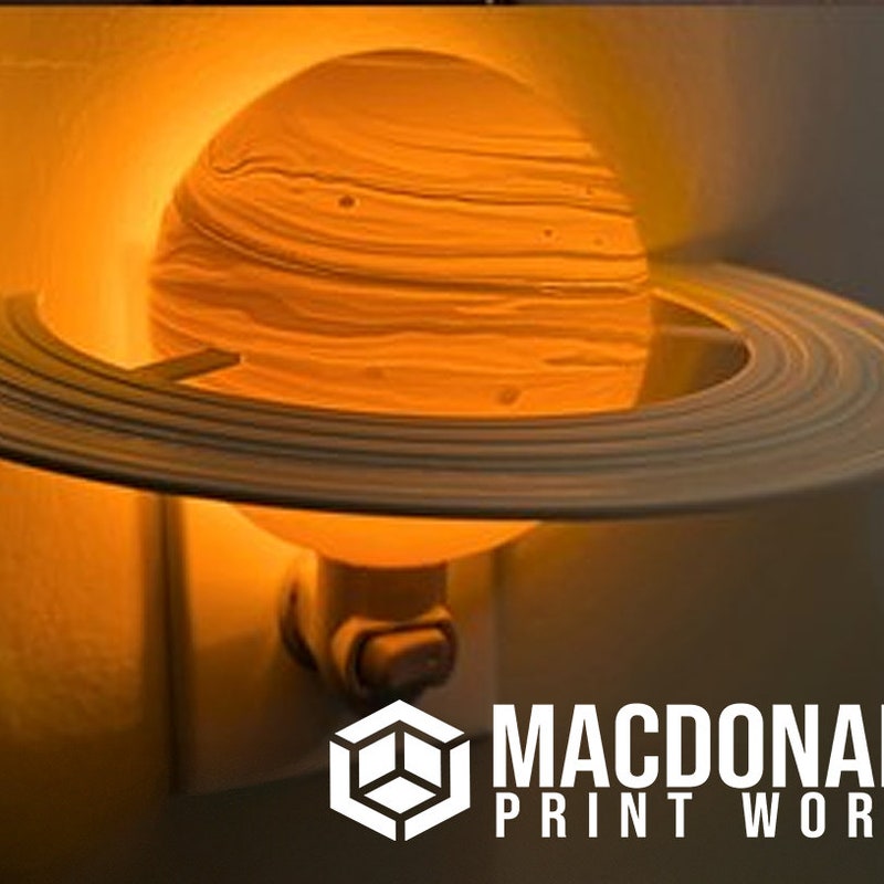 Saturn Night Light - Etsy