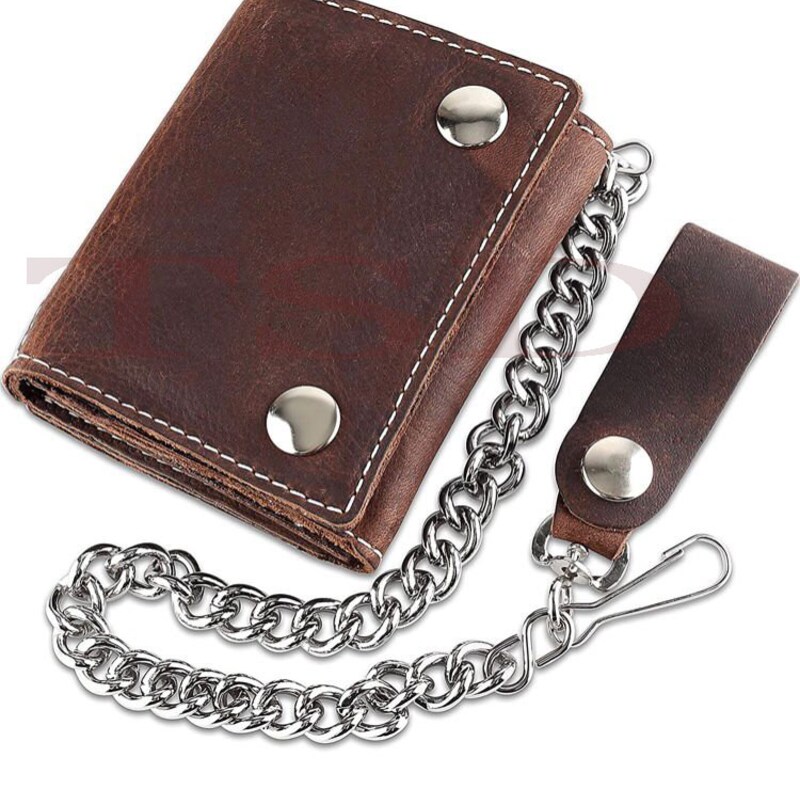 Leather Wallet Chain - Etsy