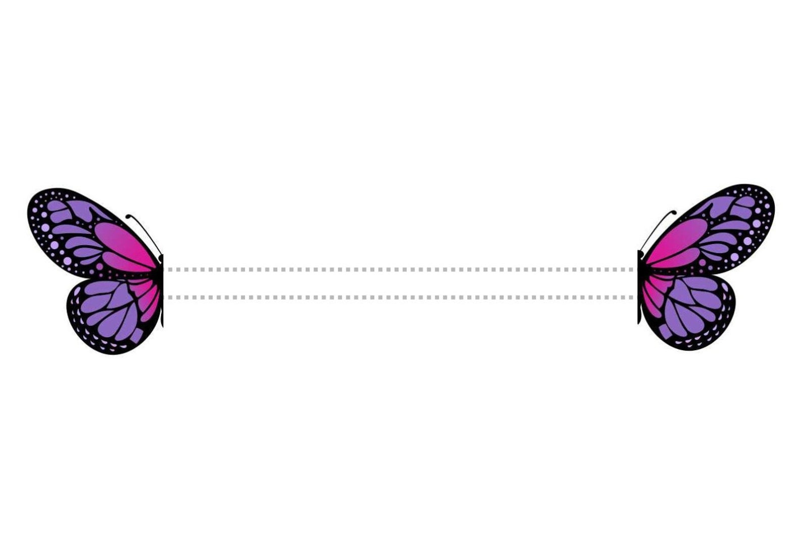 Printable Bookmarks Butterflies, 3D Butterfly Bookmark, Instant ...