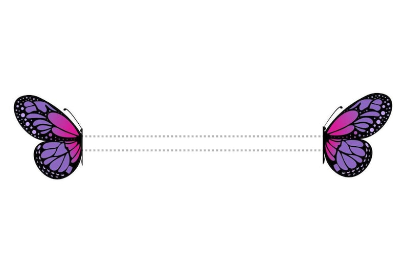 Printable Bookmarks Butterflies, 3D Butterfly Bookmark, Instant ...