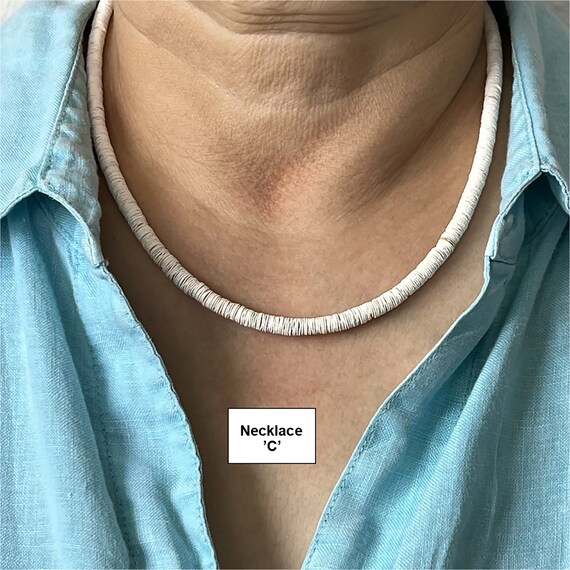 Hawaiian ‘Petite’ Puka Shell Choker, rare Delicate ‘P… - Gem