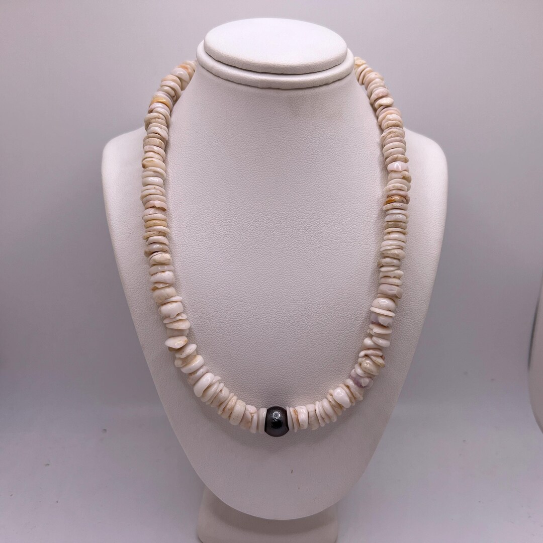 Puka Shell Necklace Vintage 70s Small baby Pukas Choker, With Added ...