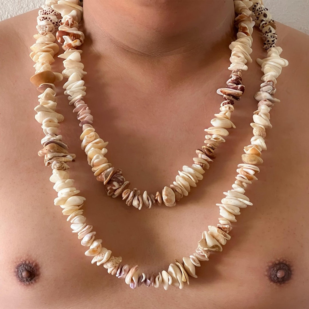 Hawaiian Shell Lei-necklace Unique Handmade 65.5” Long 503-shell Pieces ...
