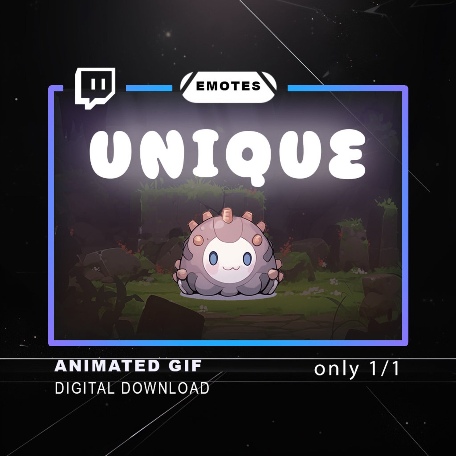 Unique 1/1 DUNGEON MONSTER MOB Gif, Animated Emote and Sticker for ...