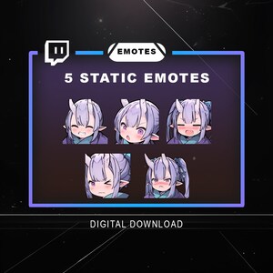 5 Anime Female Demon, Demoness Emotes for Twitch Youtube, Discord & Ect ...