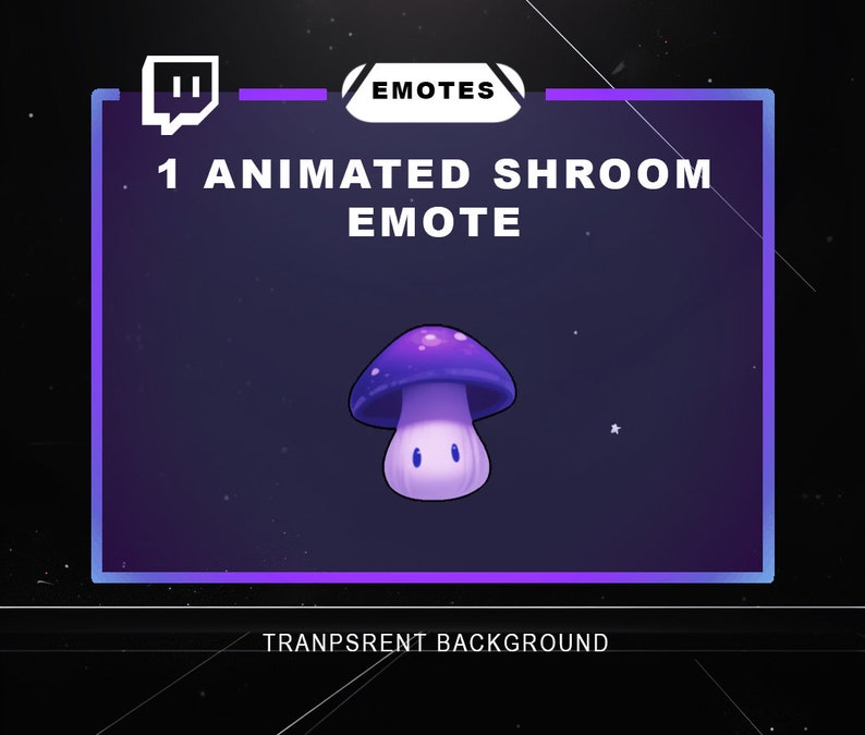 1 Jumping Poisonous Shroom Animated Emote and Sticker for Twitch ...