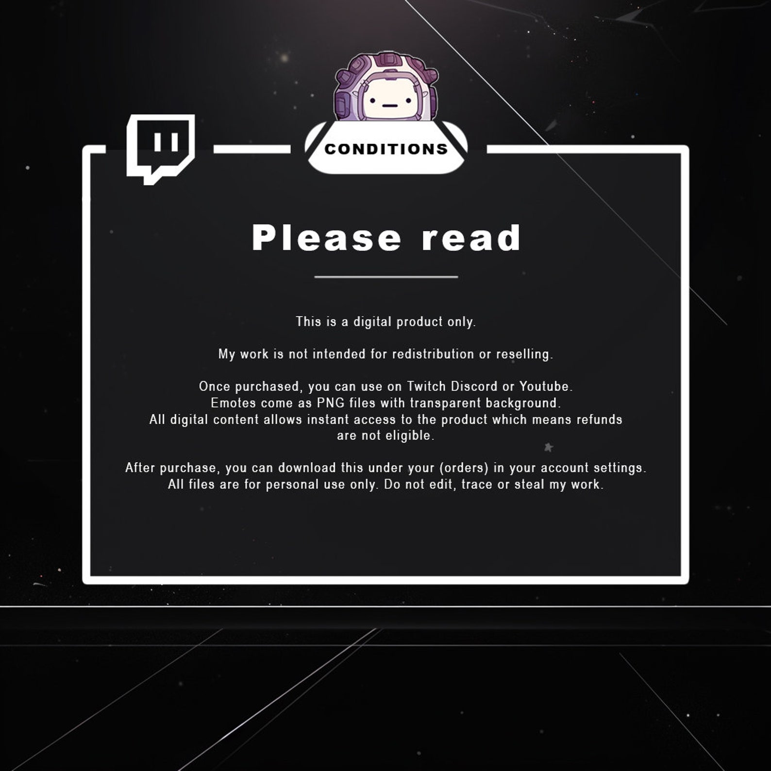 3 Defeat Samurai Emote and Sticker for Twitch Youtube, Discord & Ect ...