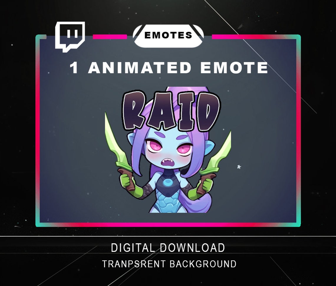 1 ELF RIDE Animated Emote and Sticker for Twitch Youtube, Discord & Ect ...