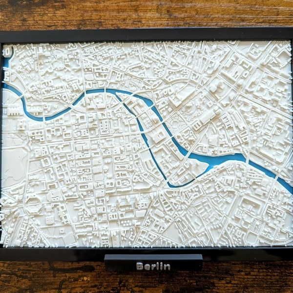 3d Wall Map Germany - Etsy