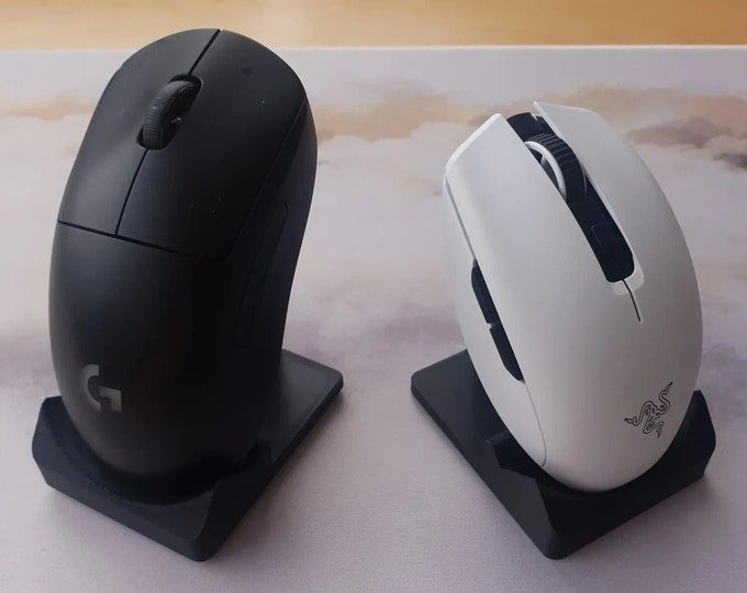 Universal Gaming Mouse Holder Desktop Stand 3D Printed Display for Your ...