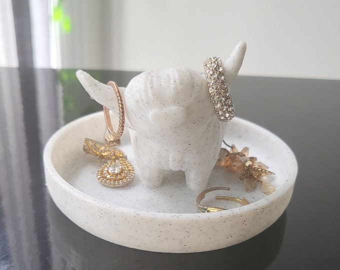 Highland Cow Ring Holder Highland Cow Ring Dish Highland Cow Ring Tray ...