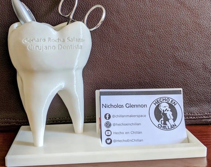 Tooth Business Card Dispenser / Dentist Business Card / Dental Business ...