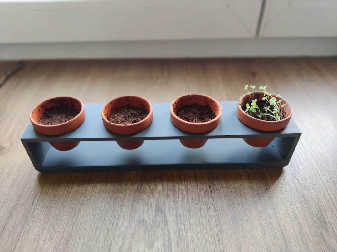 Multi Planter Holder With Drip Tray - Indoor Planter - Outdoor Pot ...