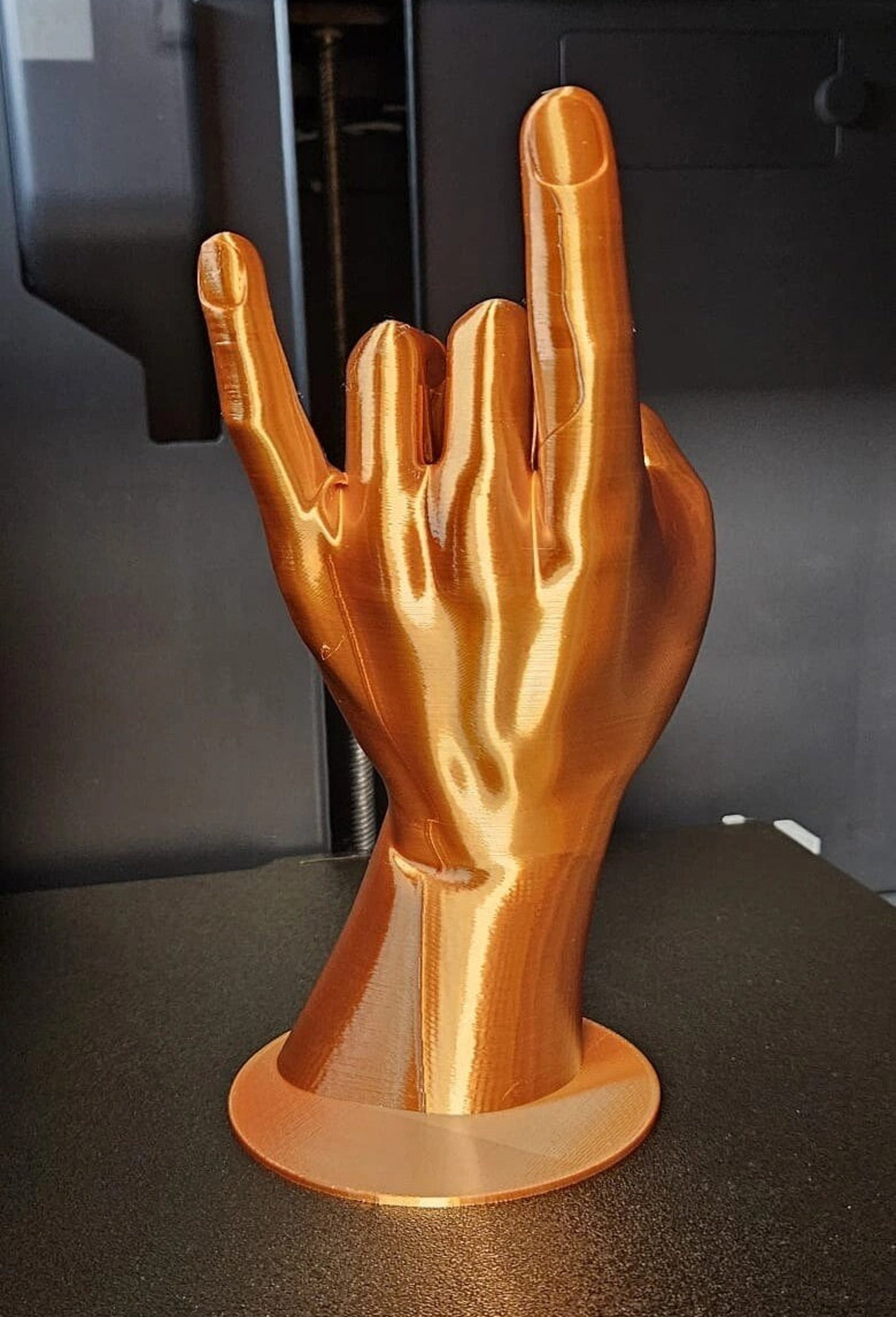 Minimal Hand Silhouette Ring Holder Personalized Engagement Gift ...