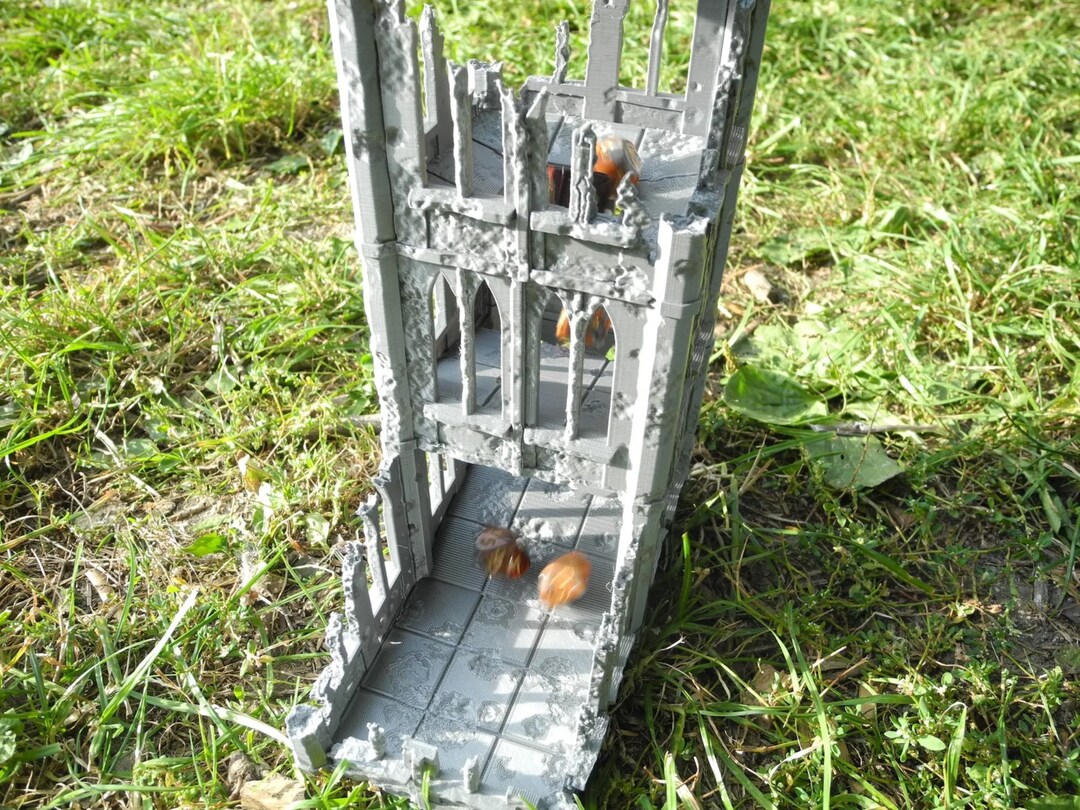 Gothic Collapsible Dice Tower, Tabletop Role Playing Game Accessories ...