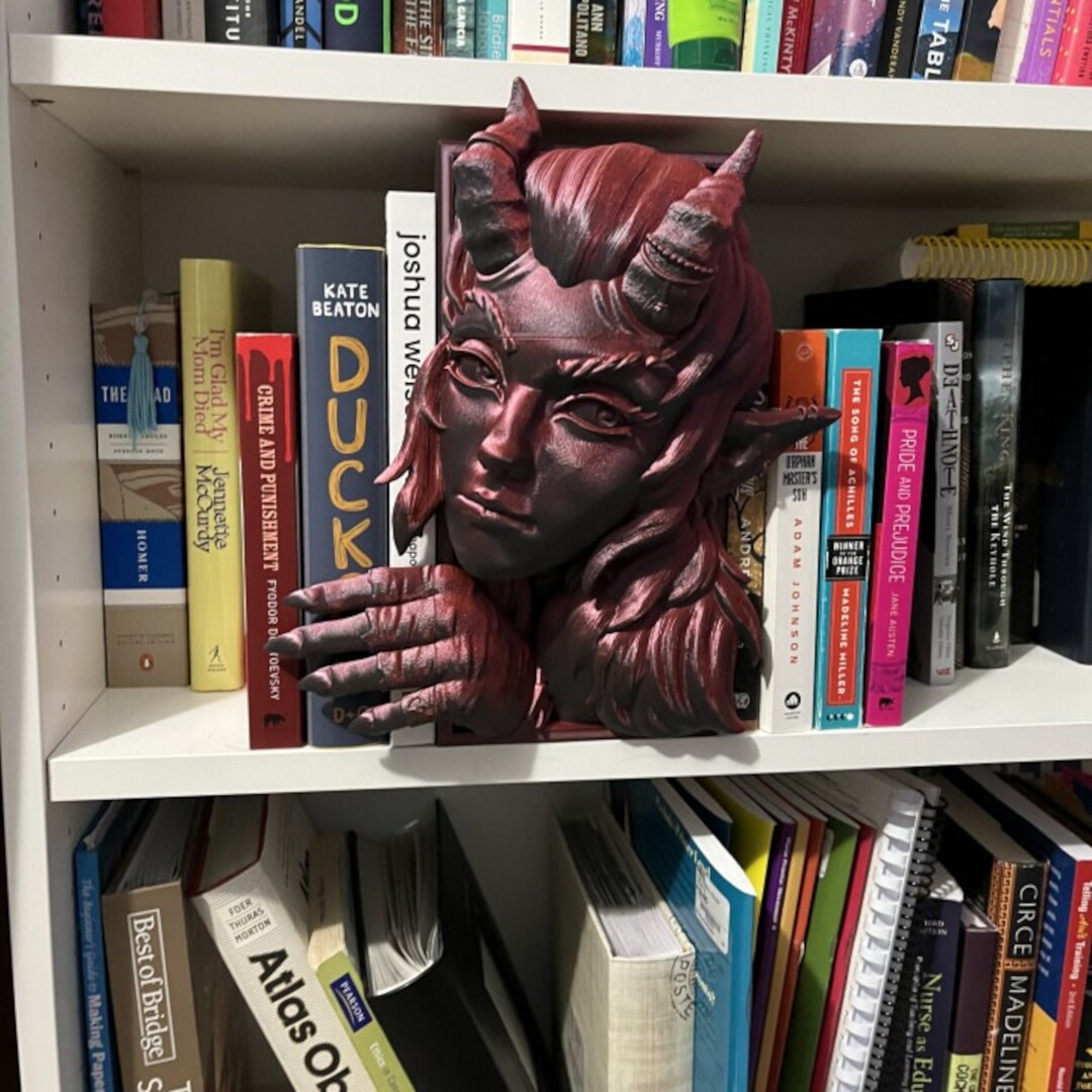 Devil Woman Book Nook Fantasy Book Shelf Decor Book Lovers Gift ...