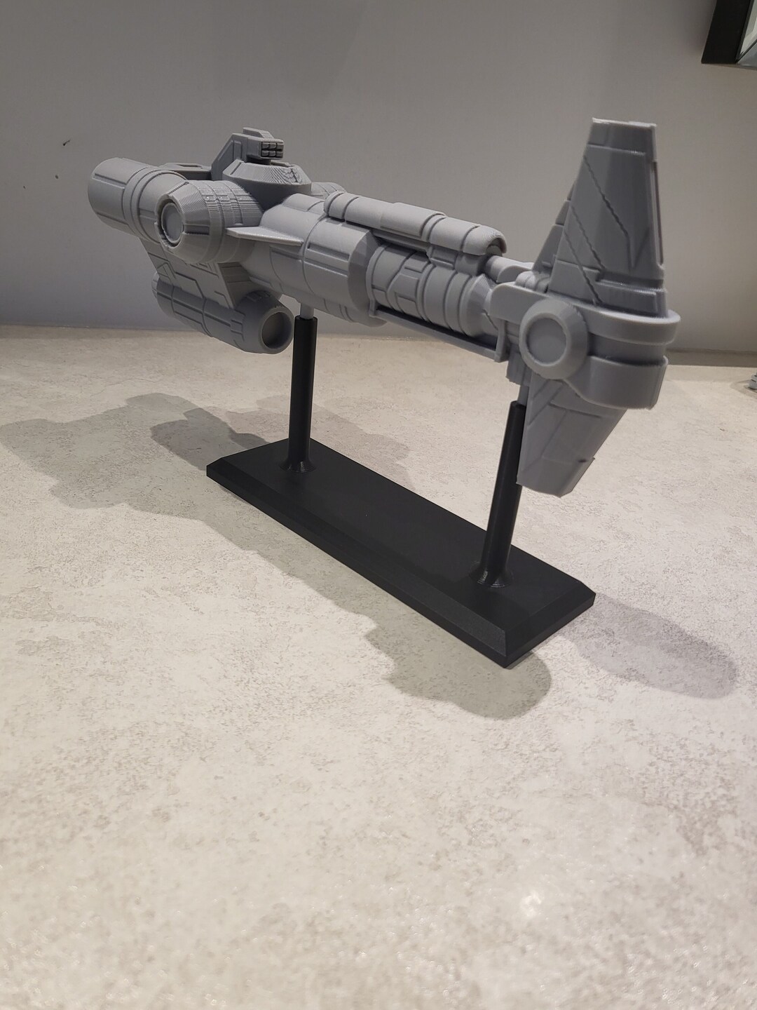 1/1100 Hammerhead Battleship - Model Warship 11" Long - Scifi Space ...