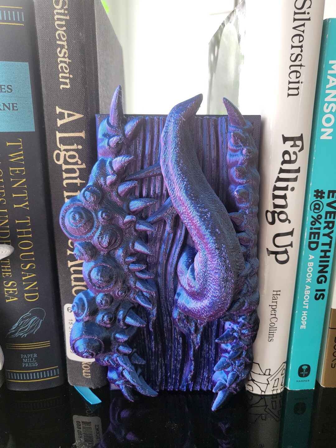 Mimic Book Nook - Fantasy Book Shelf Decor - Book Lovers Gift - Horror ...
