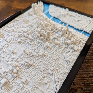 Austin Texas USA 3D City Map - Custom Wall Art - 3D Street Map - Home ...