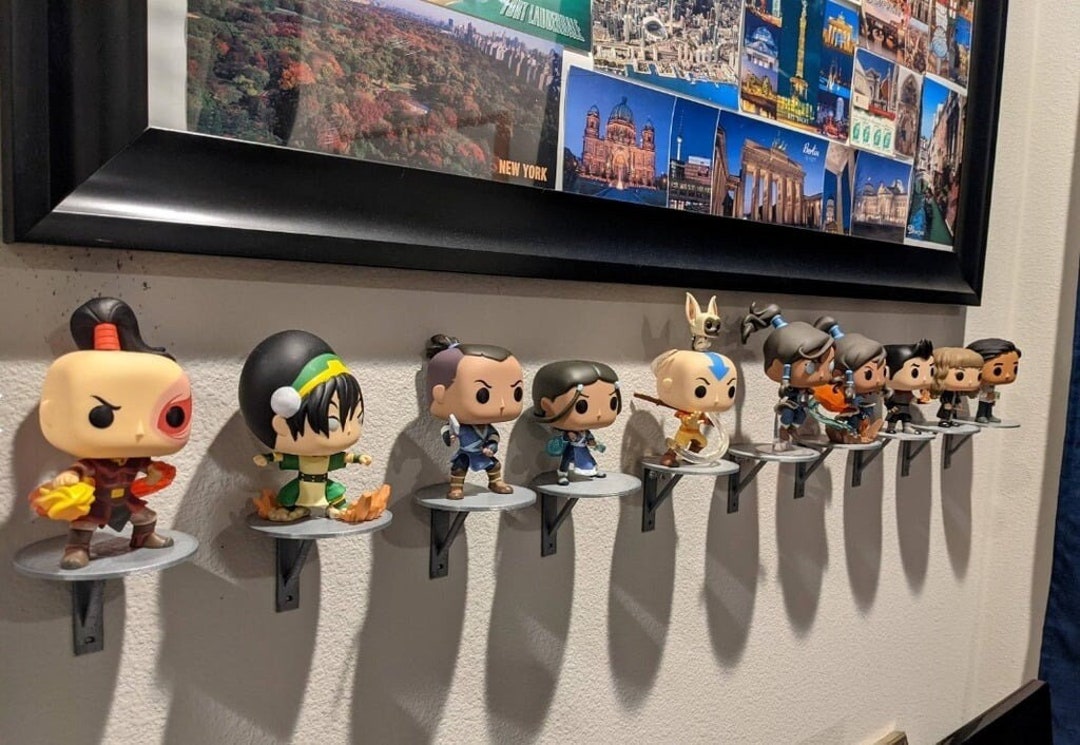 Figurine Wall Decor Stand - Bobble Head Stand - Figure Display Case ...