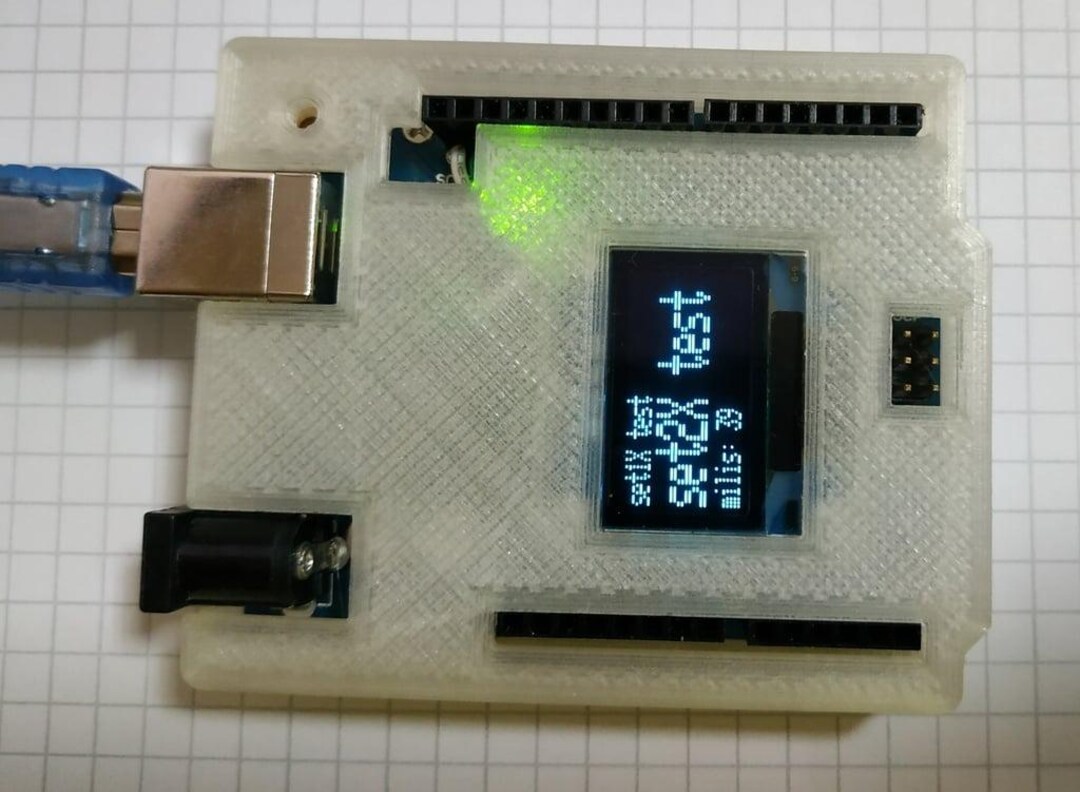 OLED Screen Arduino Uno R3 Top Case - Gadget Parts - PC Part - Etsy