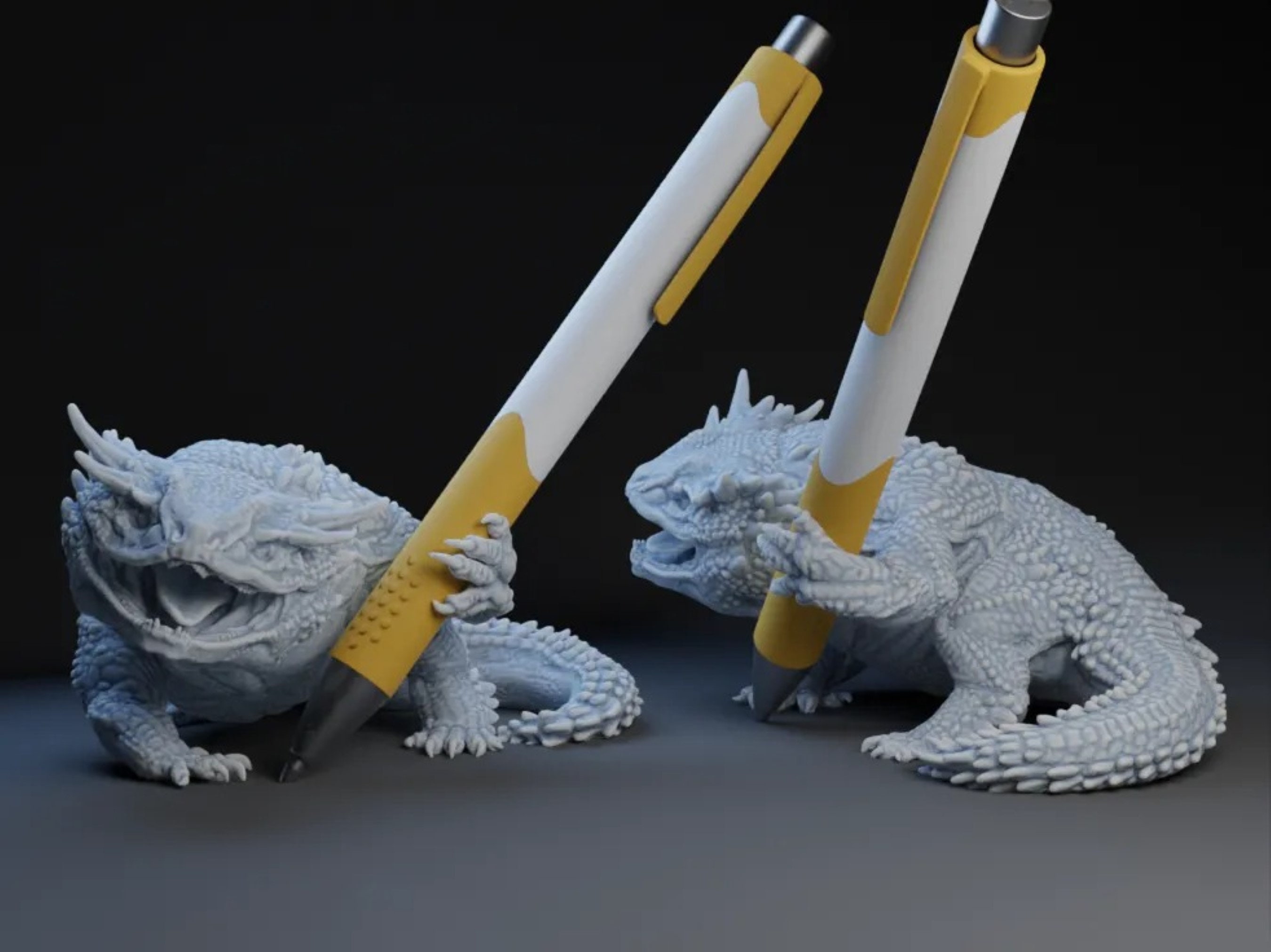 Dragon Pen Holder, Pen Stand, Office Decor, Desk Accessories - Etsy