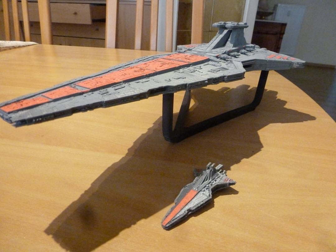 1/1300 Scale Venator Star Destroyer Ship Kit - 34" Inches Long Large ...