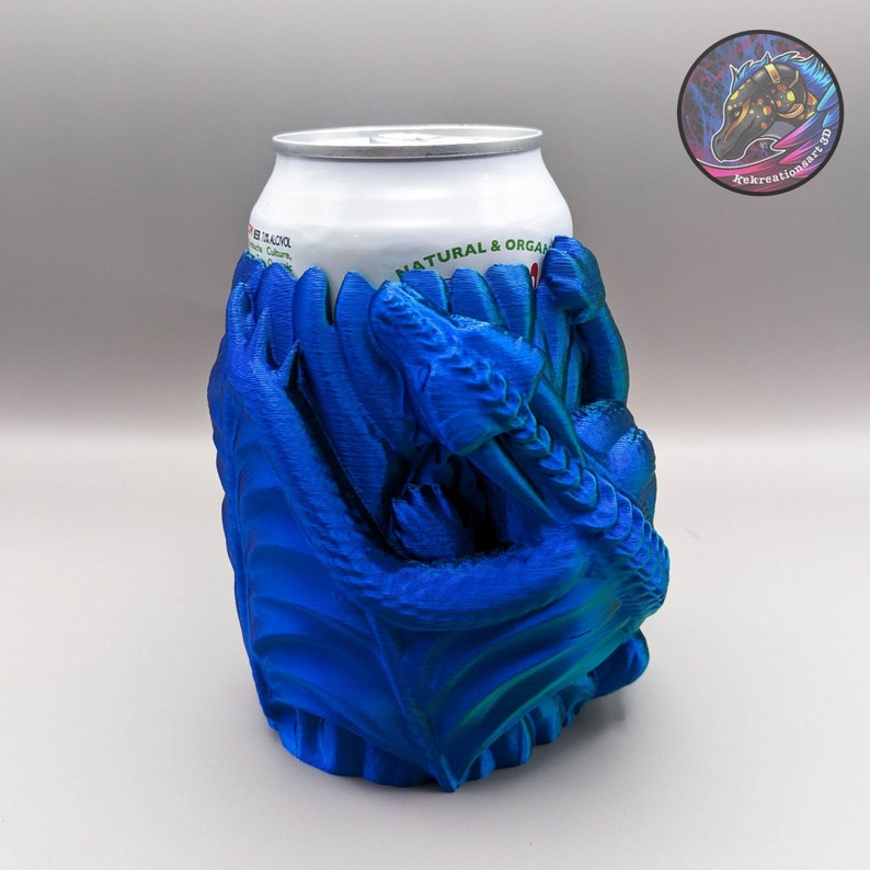 Twisting Dragon Chalice - Soda Can Holder - Fantasy Home Decor ...