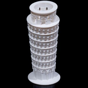 Tower of Pisa Replica 11" Tall - Mini City Miniatures - Italy Decor ...