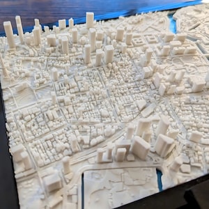 Tokyo Japan 3D City Map - Custom Wall Art - 3D Street Map - Home Office ...