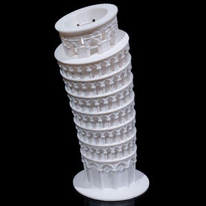 Tower of Pisa Replica 11" Tall - Mini City Miniatures - Italy Decor ...