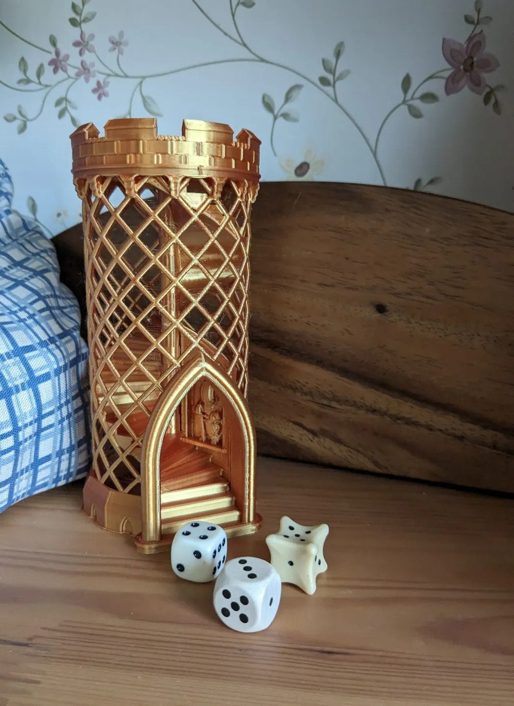 Medieval Castle Dice Tower, Tabletop Role Playing Game Accessories ...