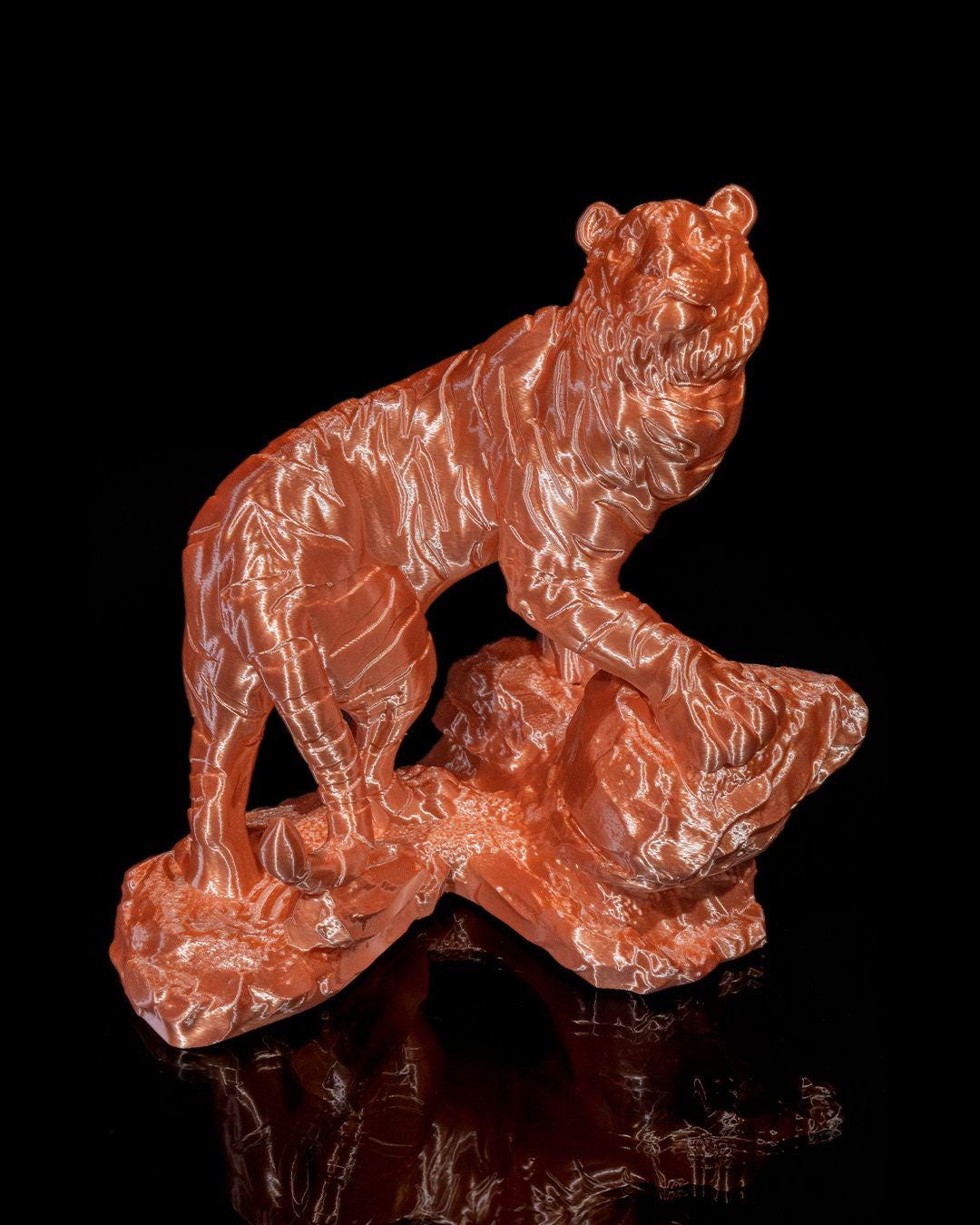 Bengal Tiger Statue 8" Tall - Safari Decor - House Warming Gift ...