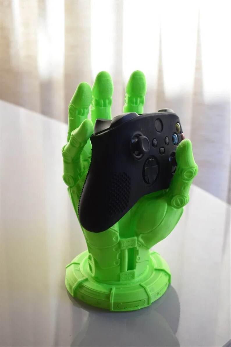 Robotic Hand Phone Holder Stand With Charging Cord Slot - Etsy