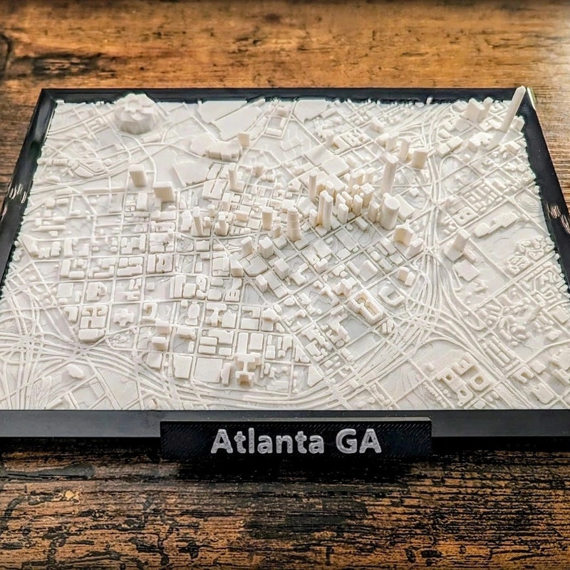 Custom 3d Map - Etsy