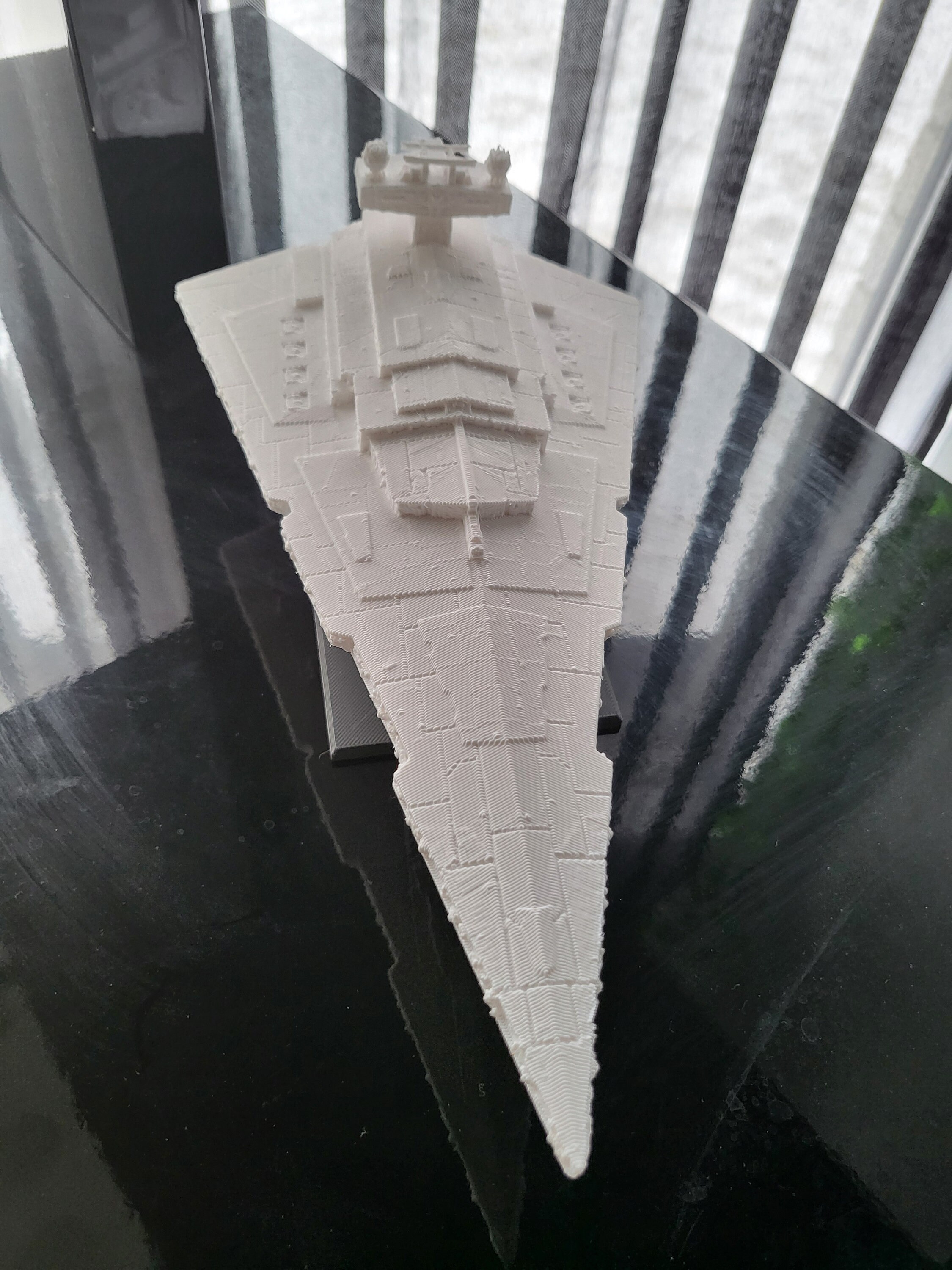 1/5000 Scale Imperial Star Destroyer Ship Kit With Stand - 11" Inches ...