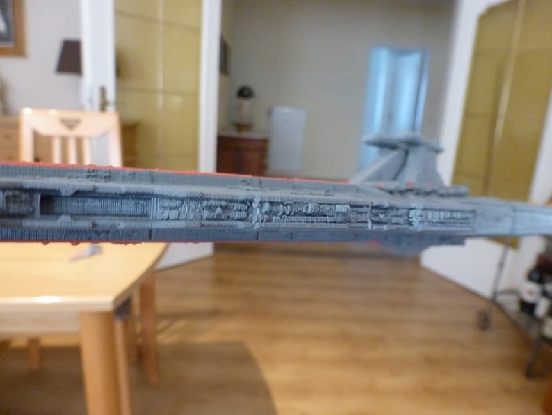 1/1300 Scale Venator Star Destroyer Ship Kit - 34" Inches Long Large ...