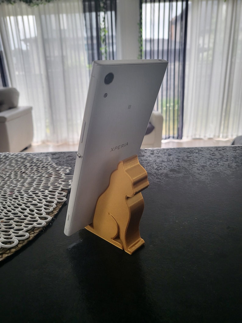 Cat Cell Phone Holder Desk Stand 3d Printed Cat Lovers Gift Made in ...
